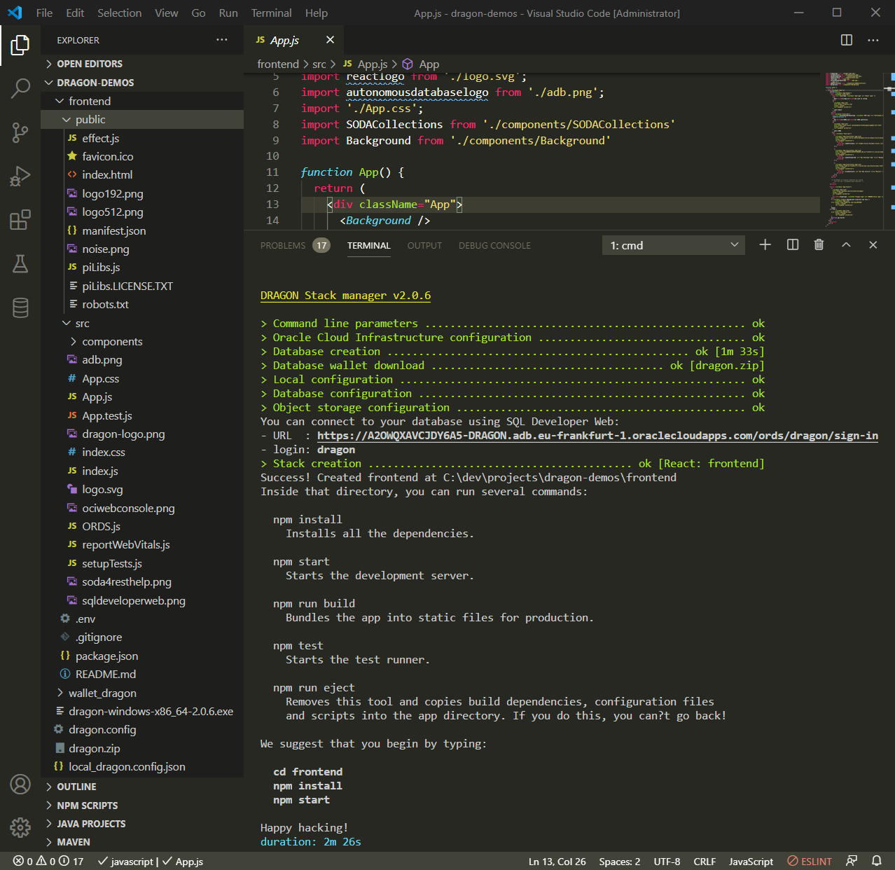 DRAGON Stack manager